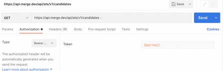 Testing Merge's Unified API via Postman