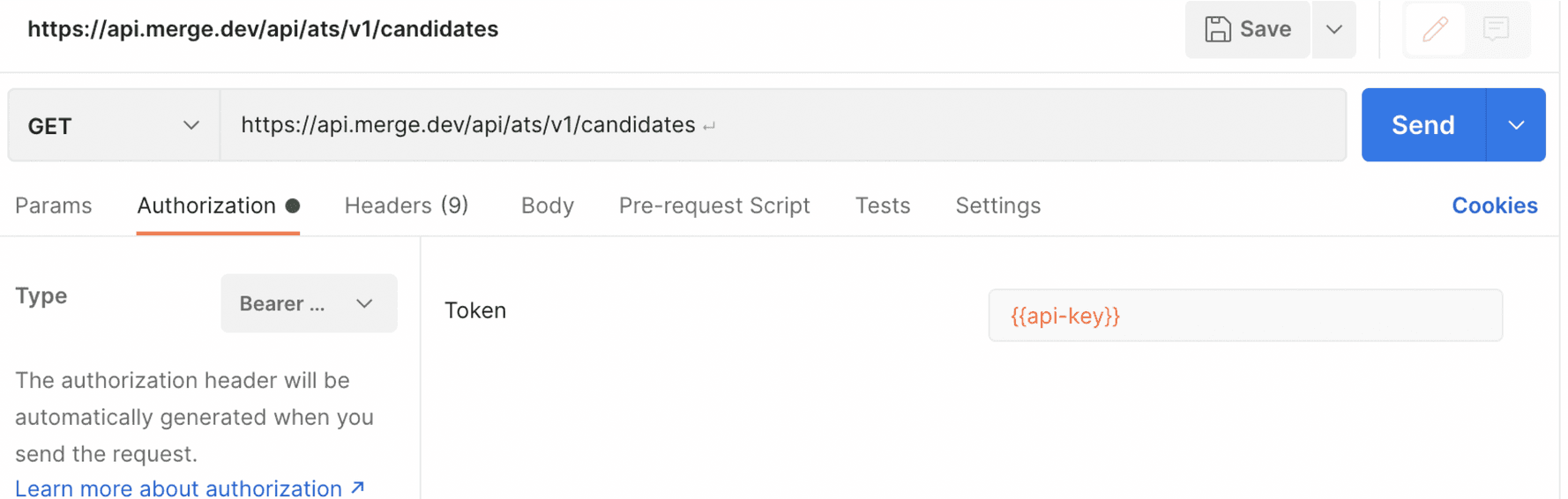 Testing Merge's Unified API via Postman